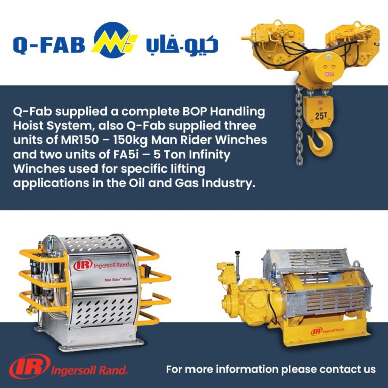 Q-Fab is the authorized distributor for Ingersoll Rand “Lifting ...